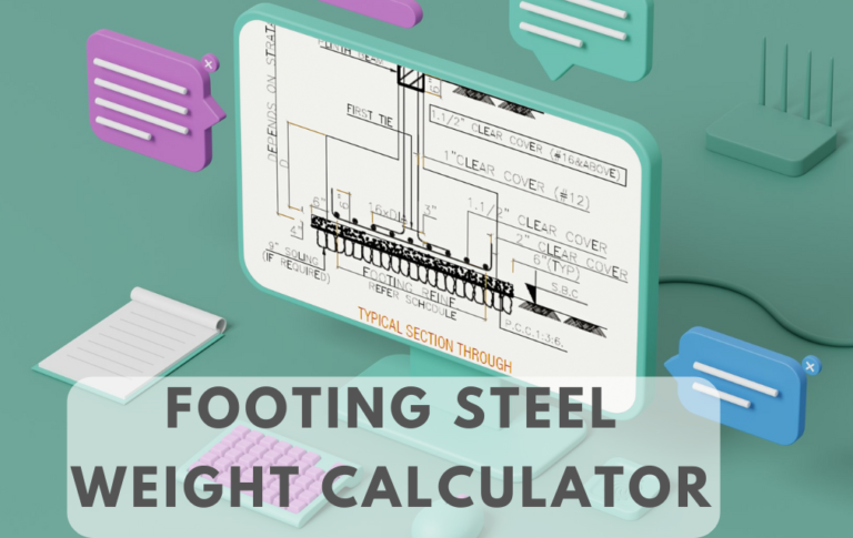 Footing Steel Weight Calculator - zstructure.com